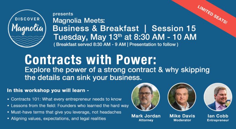 Magnolia Meets: Business & Breakfast | Contracts with Power – Discover ...